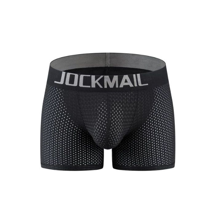 Jockmail Push-Up Boxer - Zwart Kopen | Gayshop MisterMitch.nl