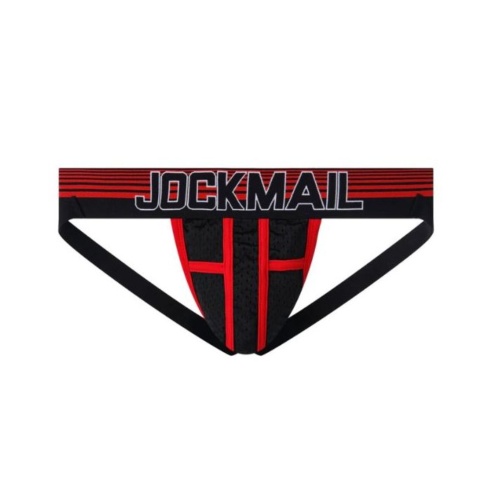 Jockmail Rugby Jockstrap - Rood Kopen | Gayshop MisterMitch.nl